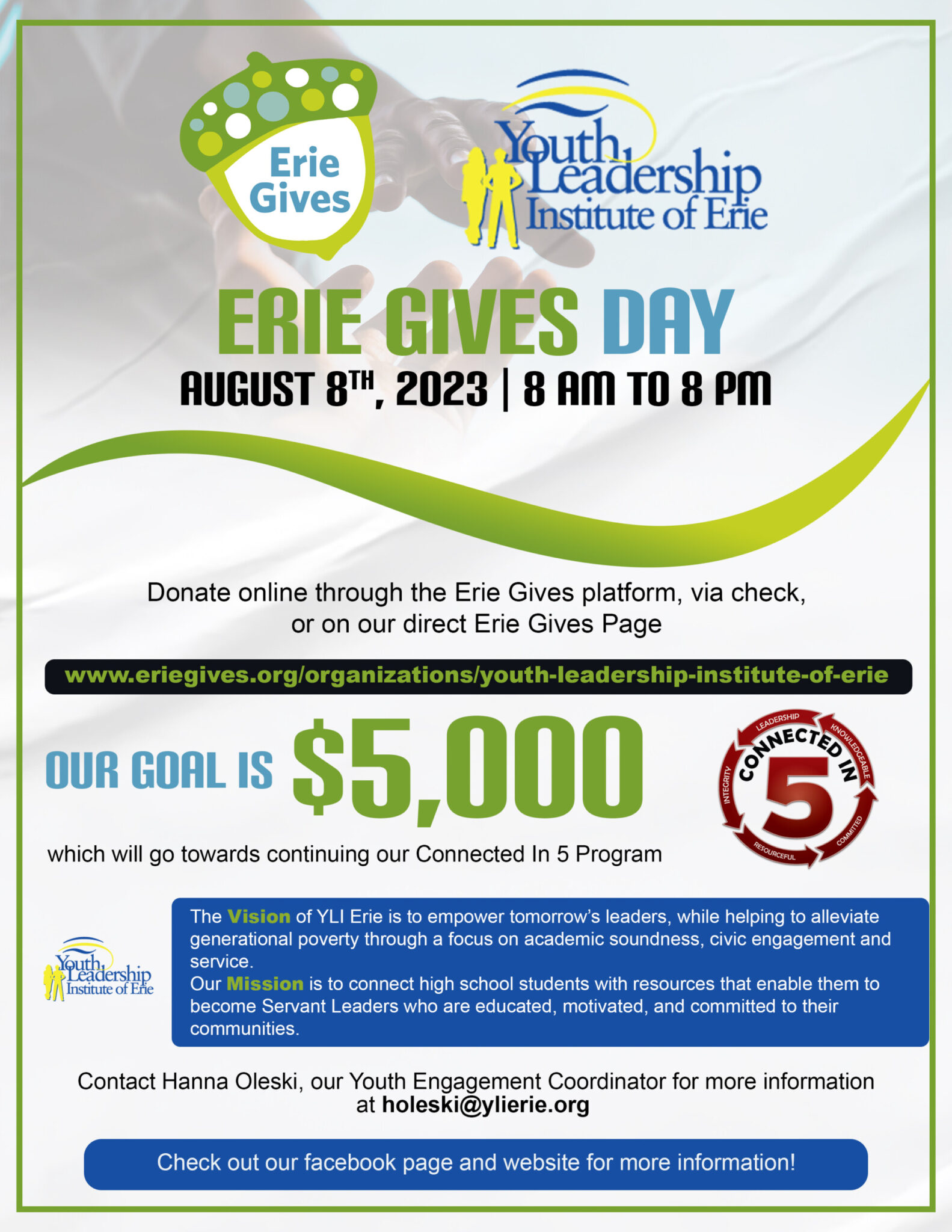 Youth Leadership Institute of Erie – Youth Employment and Education Program